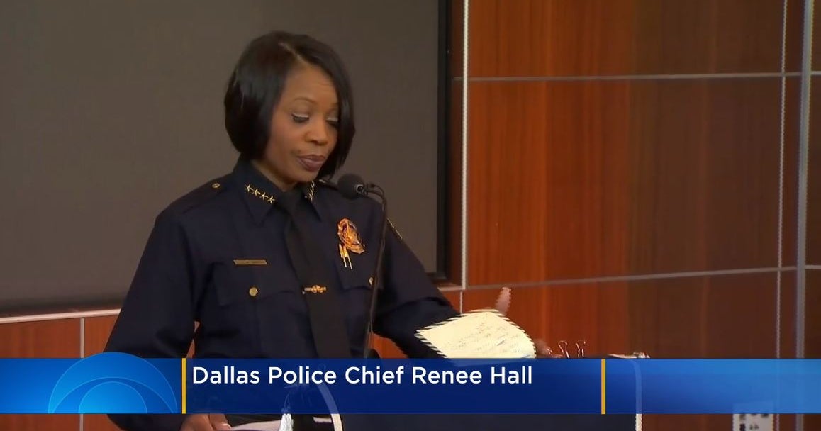 Press Conference With Dallas Chief Of Police Reneé Hall - CBS Texas