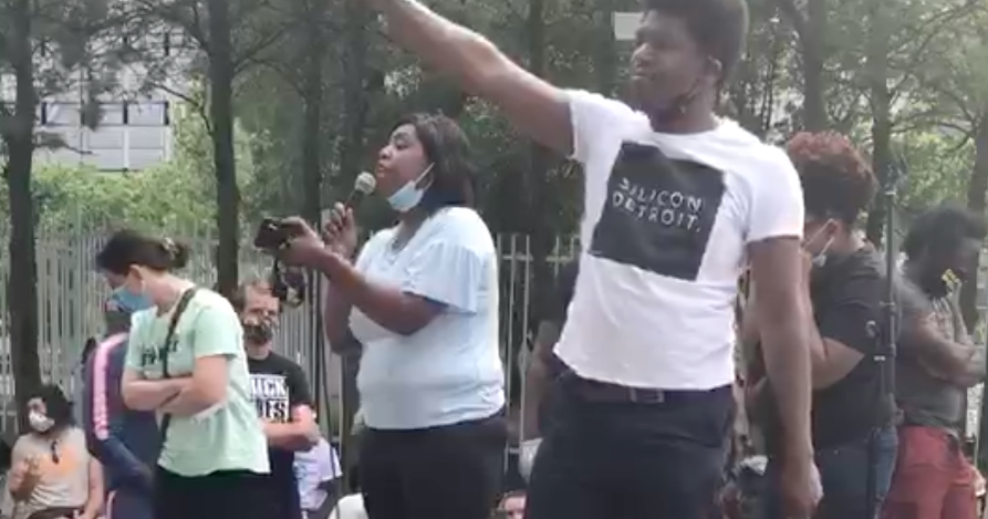 Detroit Protest Organizers Clash Over DPD Demands - CBS Detroit