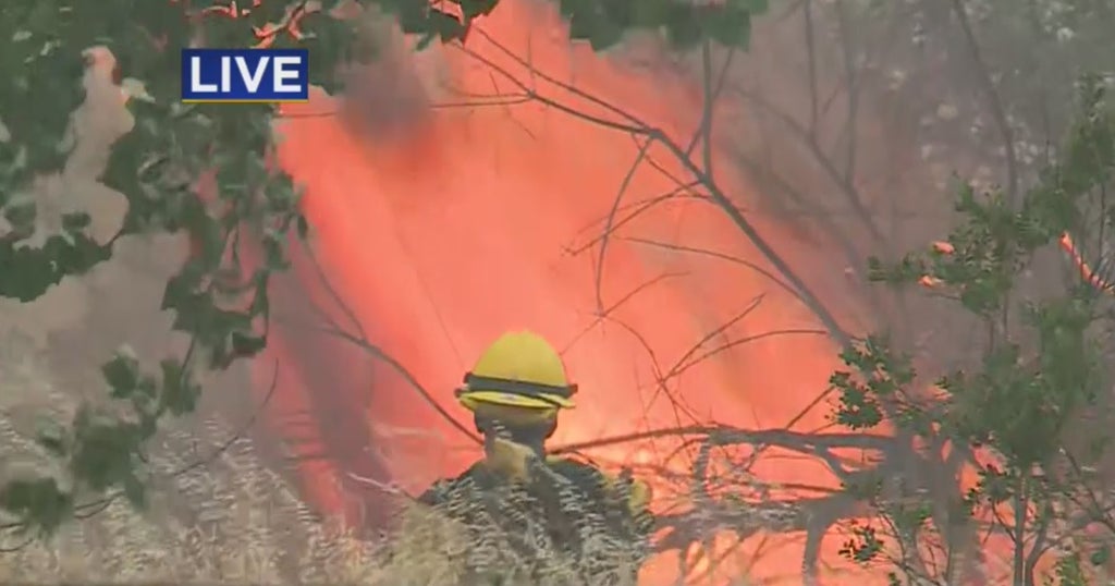 Fire Crews Make Progress On Fast-Growing Grant Fire In Sacramento - CBS ...