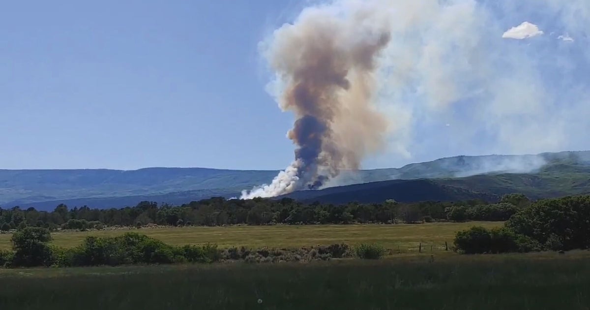 Plumes Of Smoke Rise From Squirrel Rock Fire Burning In Delta County ...