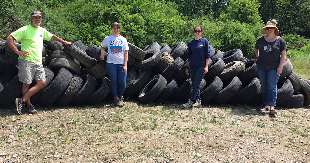 Pa. Department Of Environmental Protection Hosts Tire Collection Event ...