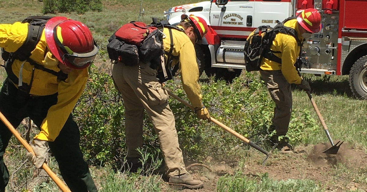 Firefighters Respond To Fire Near Telluride Airport - CBS Colorado