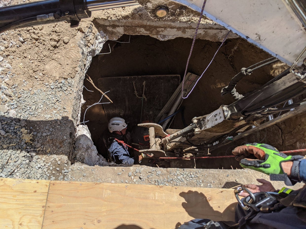 Sewer Rescue: Denver Firefighters Hoist Trapped Construction Worker ...
