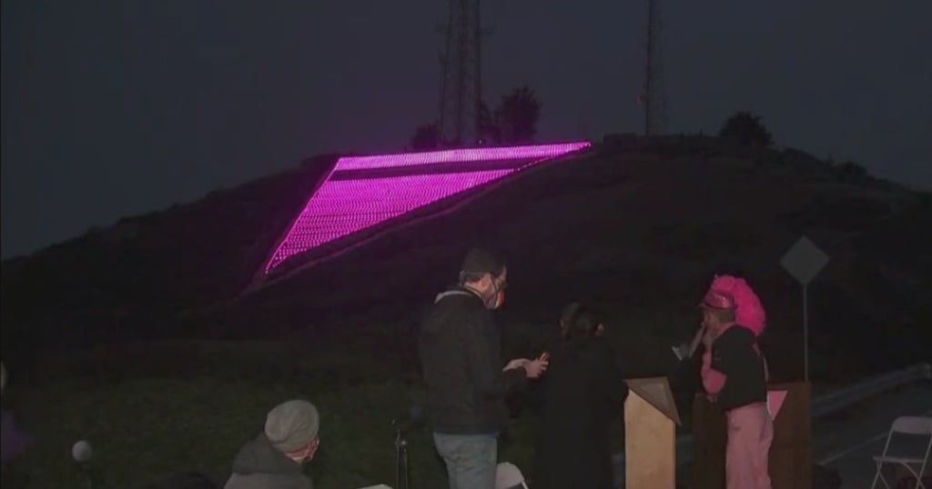 Iconic Pink Triangle Lights Up Over San Francisco's Castro - CBS San ...