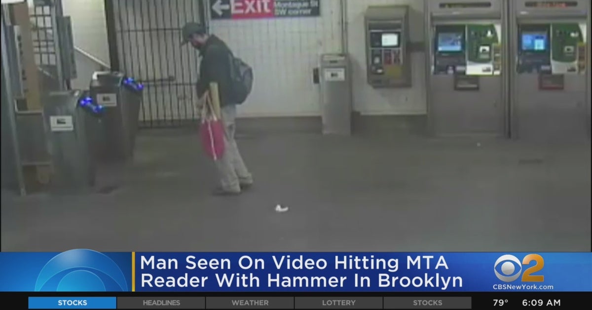 Caught On Camera: Man Takes Hammer To MTA Card Reader At Brooklyn ...