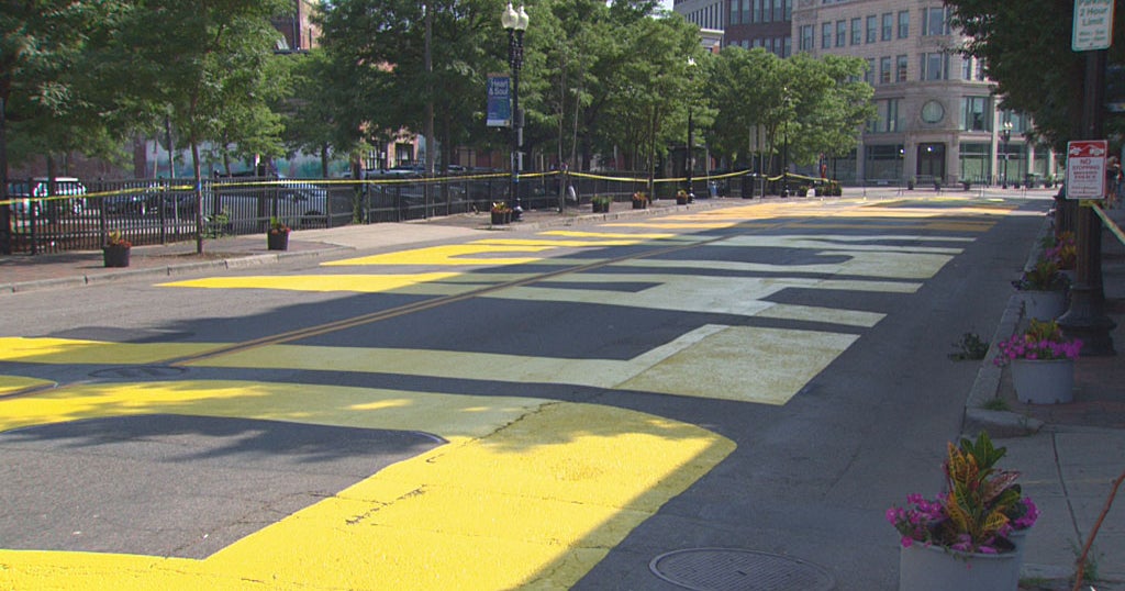 'Black Lives Matter' Mural Painted On Road In Roxbury's Nubian Square ...