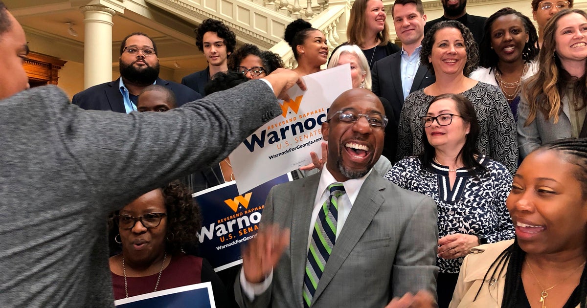 25 Democratic senators endorse Atlanta reverend in Georgia Senate race ...