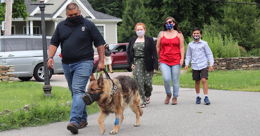 Holbrook K-9 Officer Receives Final Salute From Local Police ...