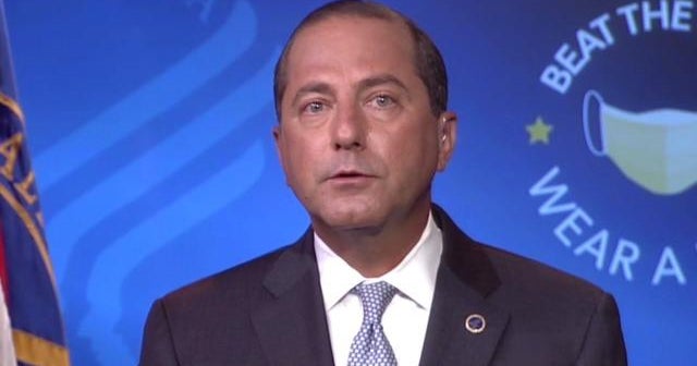 HHS Secretary Alex Azar says "the presumption should be to get our kids ...