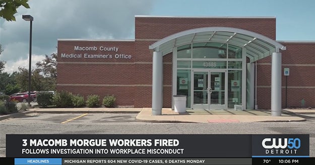 Macomb Morgue Workers Fired For Workplace Misconduct - CBS Detroit