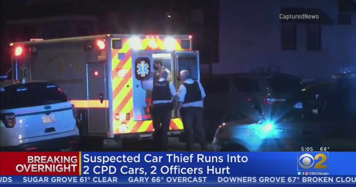 2 Officers Injured After Suspected Car Thief Strikes Into 2 CPD ...