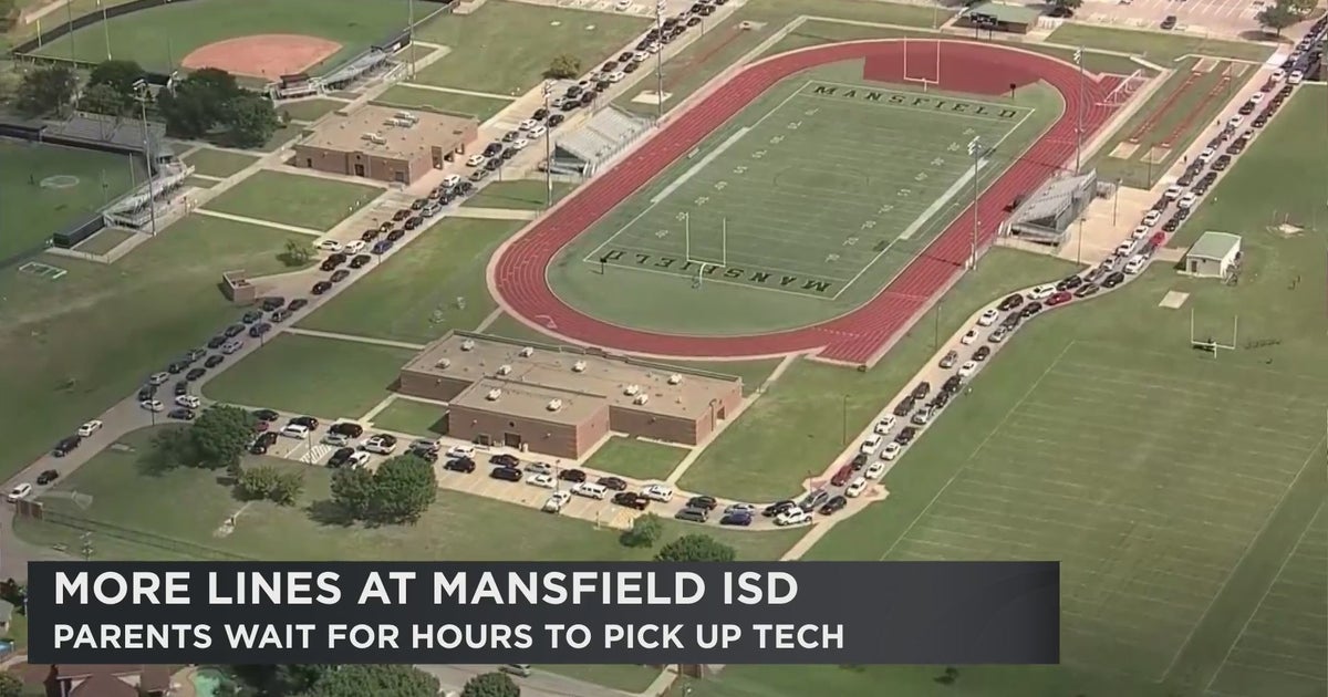 Huge Lines Continue To Plague Mansfield Families Trying To Pick Up ...