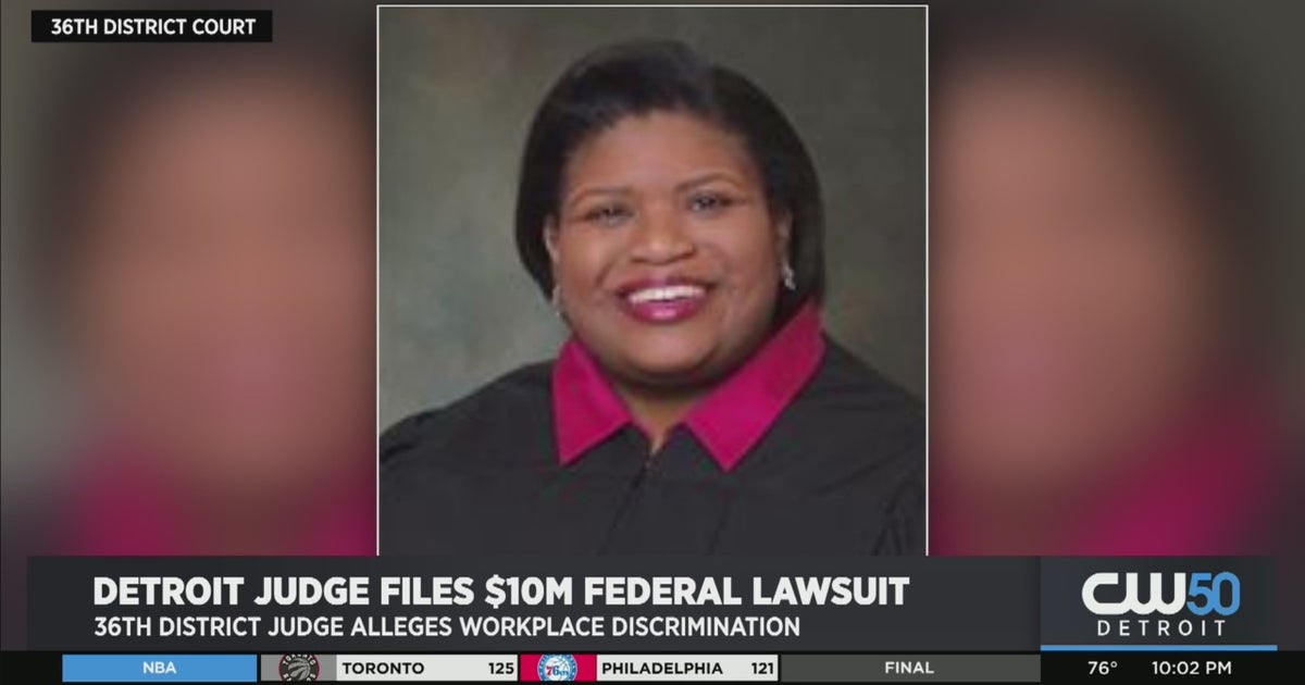 Detroit Judge Files $10M Federal Lawsuit, Alleges Workplace ...
