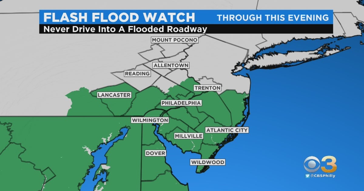 PHILADELPHIA WEATHER: Flash Flood Watch In Effect As Another Round Of ...