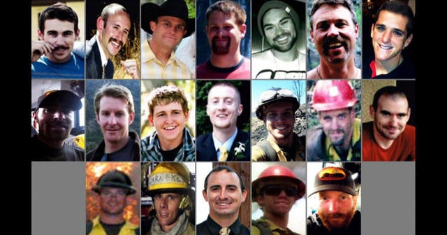 Hotshot firefighters made desperate radio calls for help - CBS News
