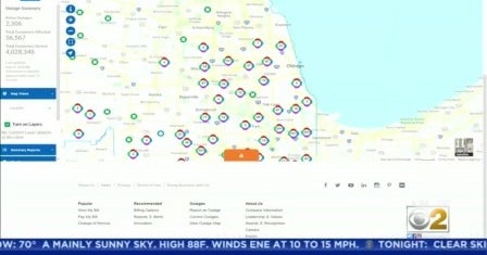 ComEd Reports Thousands Still Without Power Friday - CBS Chicago