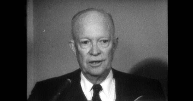 Eisenhower issues statement - CBS News