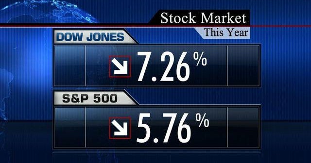 Stocks take a dive - CBS News
