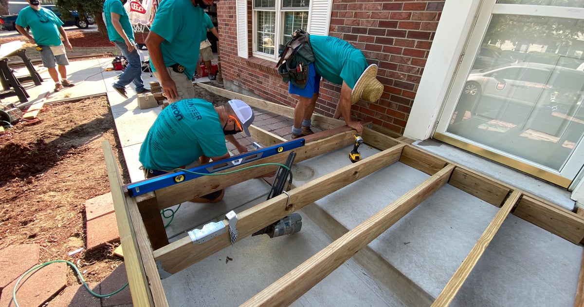 Volunteers Help Ease Mobility For Disabled With 'Blitz Build' - CBS ...