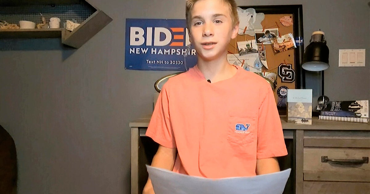 13-year-old Brayden Harrington, who bonded with Biden on campaign trail ...