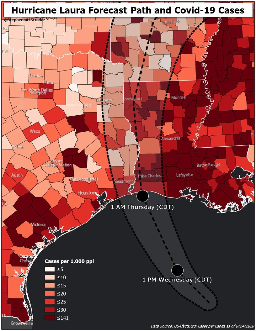 Hurricane Laura packs the strongest winds the region has ever seen ...