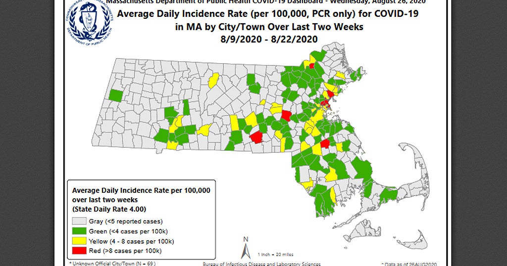 9 Communities At High Risk For Coronavirus Infections In Massachusetts ...