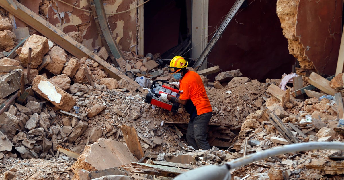 Crews search for survivor in Beirut rubble after pulsing signal ...