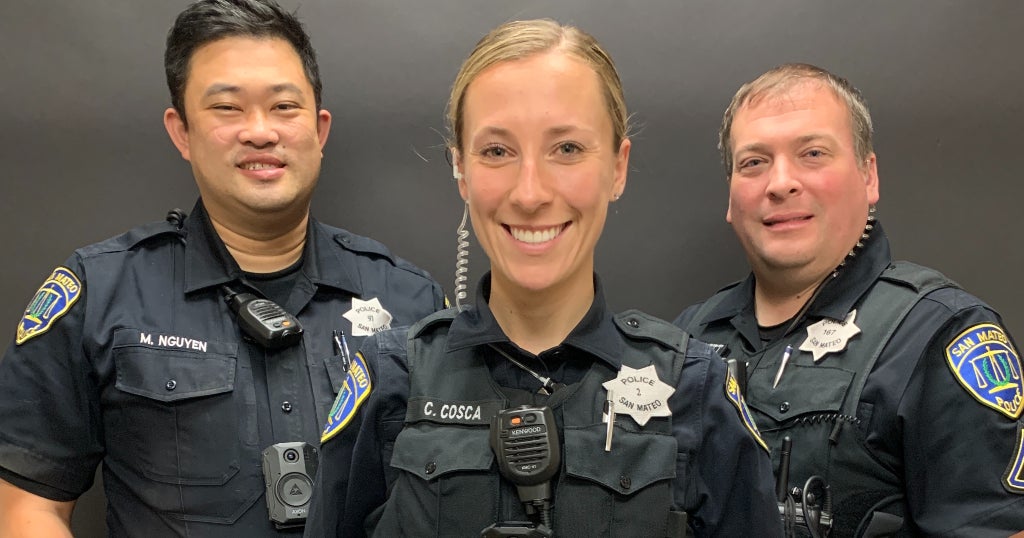 San Mateo Police Officers Hailed As Heroes For Saving Choking Toddler ...