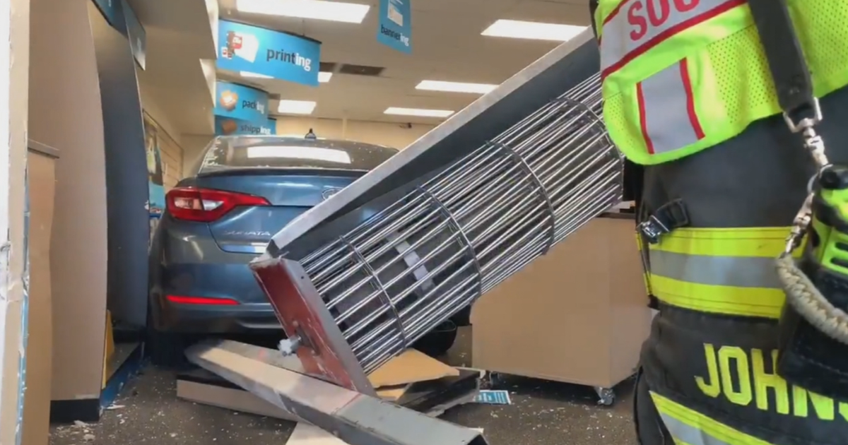 Pedaling Confusion: Faulty Footwork Sends Car Through Storefront - CBS ...