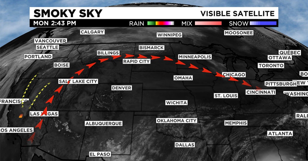 West Coast Wildfire Smoke Reaches Pittsburgh Area, Leading To Smoky ...