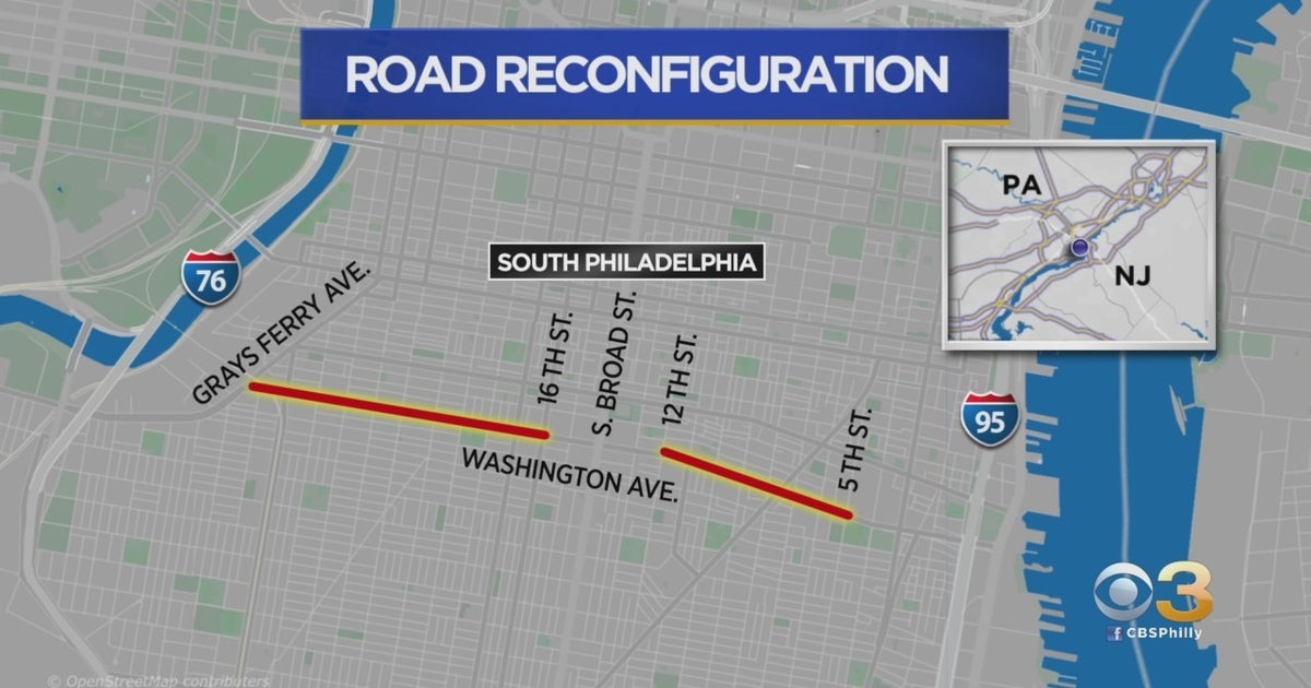 Philadelphia Announces Layout For Washington Avenue's Repaving ...