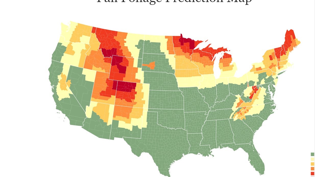 Fall Foliage Prediction Map Shows Where The Fall Colors Are The Best ...