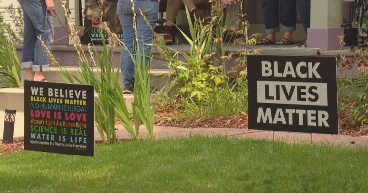 Residents Appalled After HOA Orders Removal Of BLM Yard Signs - CBS Colorado