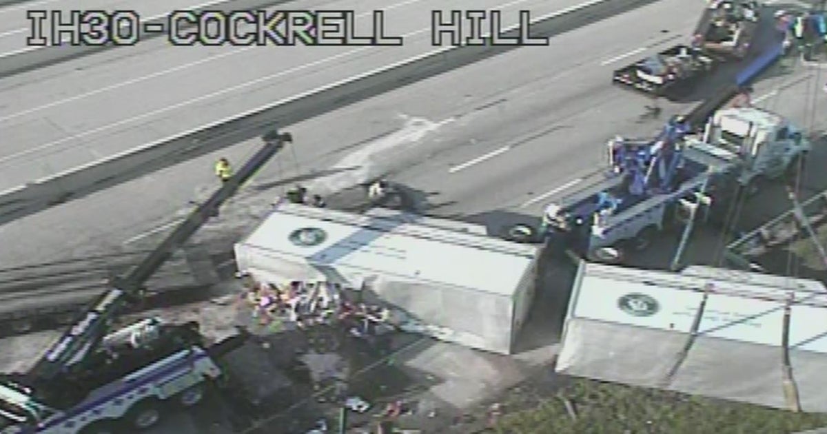 1 Dead, 1 injured After Tandem Tractor-Trailer Overturns On Interstate ...