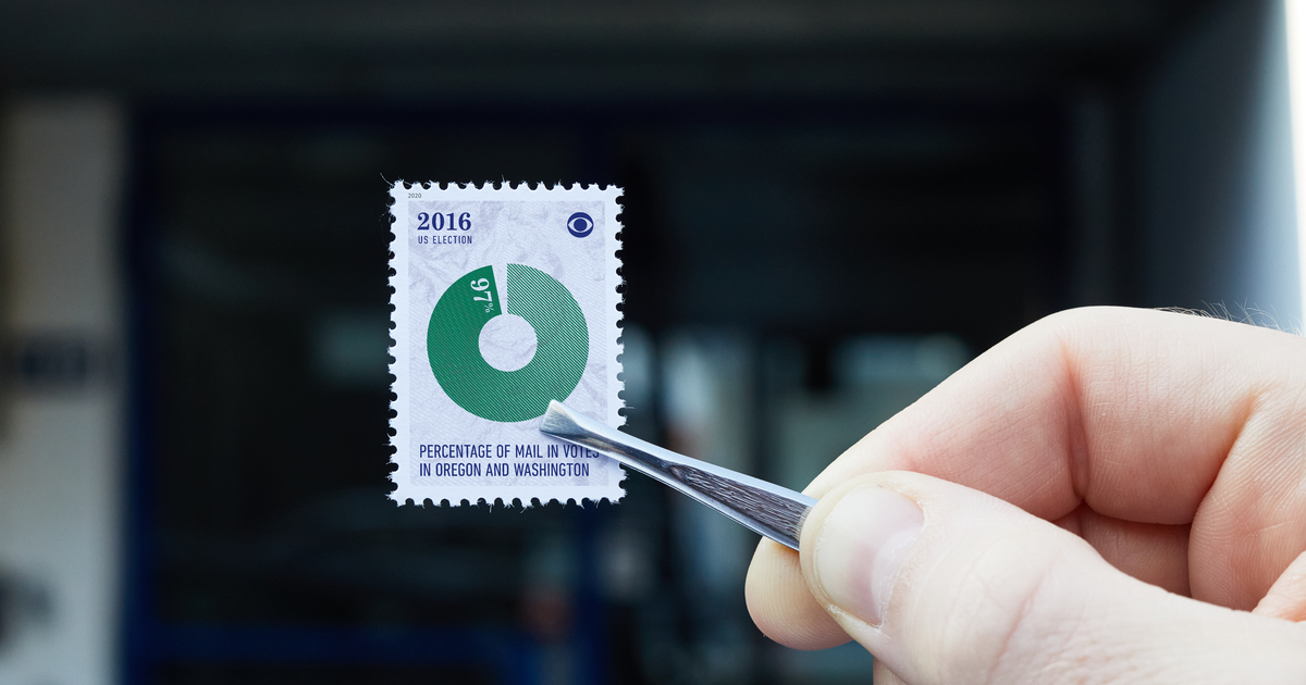 How one designer and CBS News fit a story on a postage stamp - CBS News