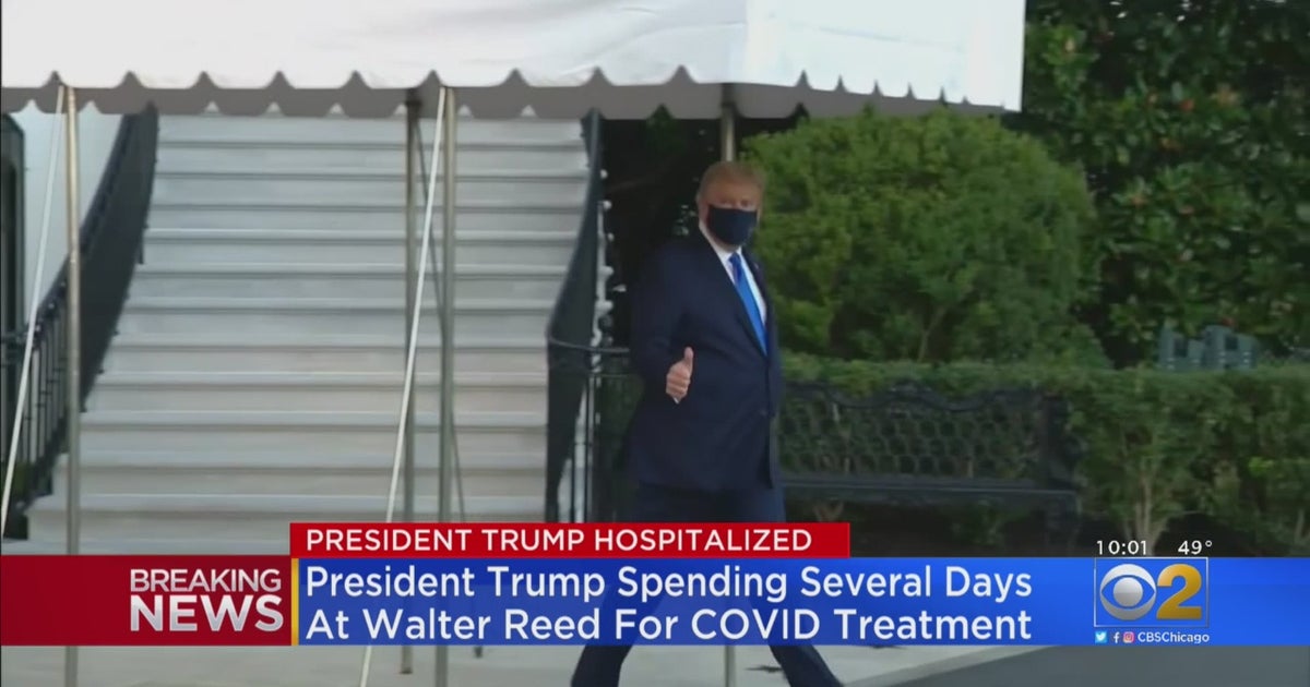 President Trump Spending Several Days At Walter Reed Medical Center For ...