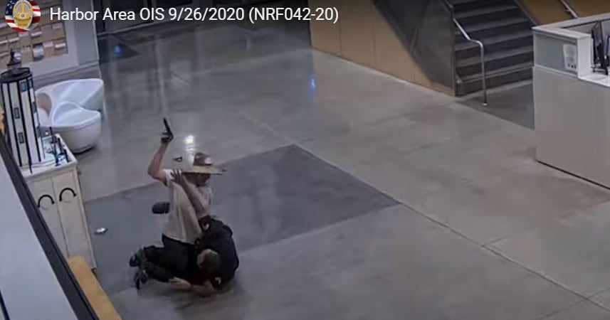 Bodycam Video Shows Suspect's Violent, Unprovoked Attack Inside LAPD ...