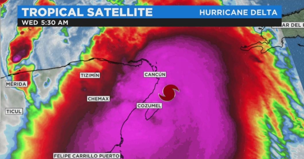 U.S. Gulf Coast Braces As Category 2 Hurricane Delta Makes Landfall In ...