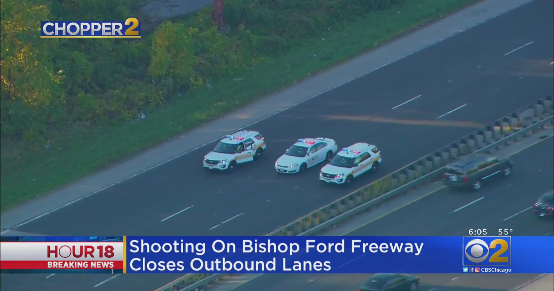 Shooting Shuts Down Bishop Ford Freeway In South Suburbs - CBS Chicago