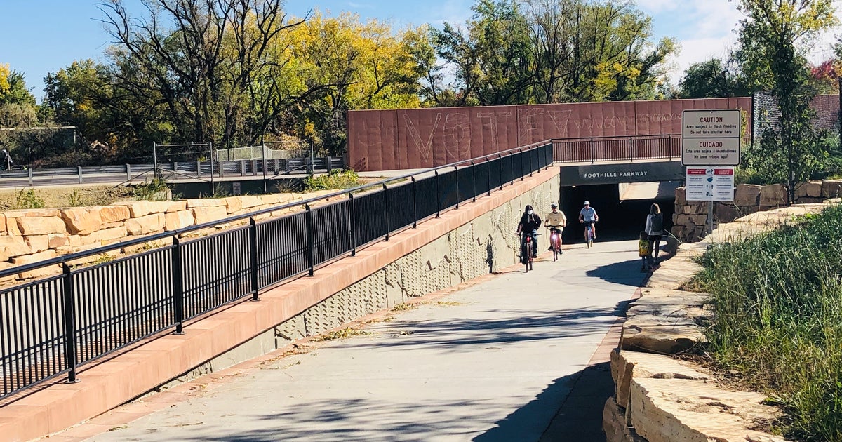 Foothills Parkway Bicycle & Pedestrian Underpass Opens In Boulder - CBS ...