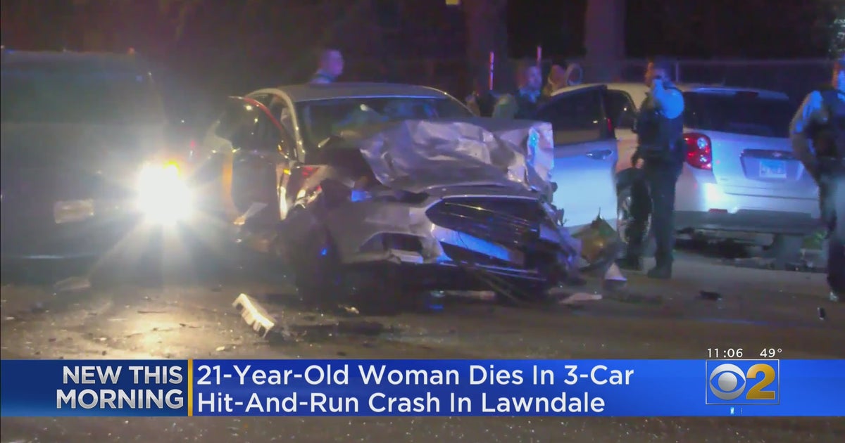 Woman Dies After Three-Car Crash In Lawndale - CBS Chicago