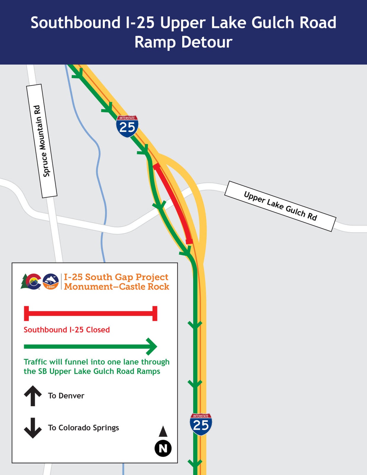 Drivers Can Expect 20 Minute Delays Along I-25 Gap Project This Weekend ...