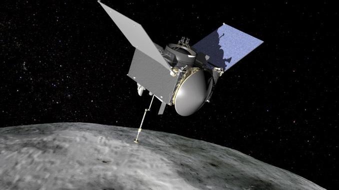 "Touchdown declared" on asteroid, NASA probe attempts to collect ...