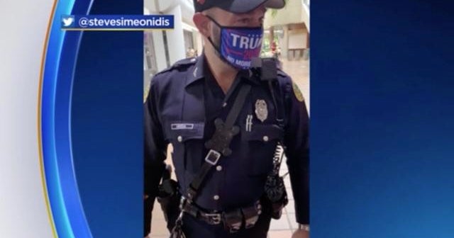 Miami cop faces discipline for wearing Trump 2020 face mask at voting ...
