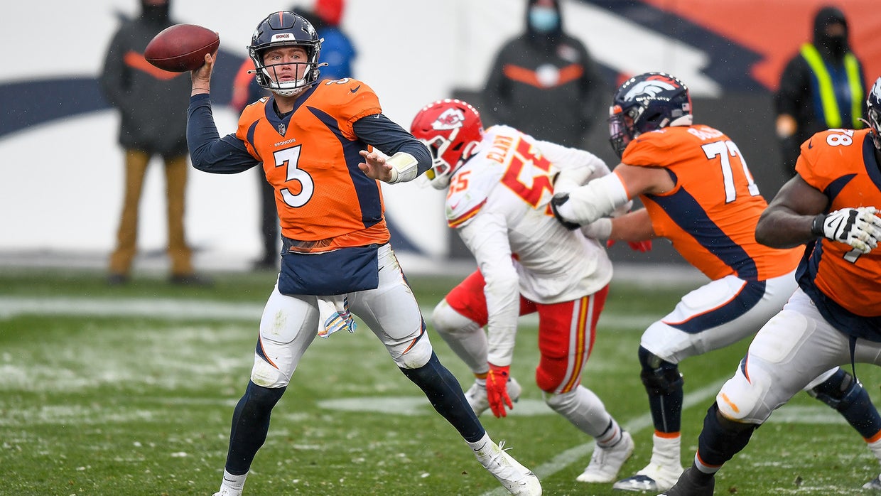 Lug Nut Lodges Into Broncos Quarterback Drew Lock's Windshield In The ...