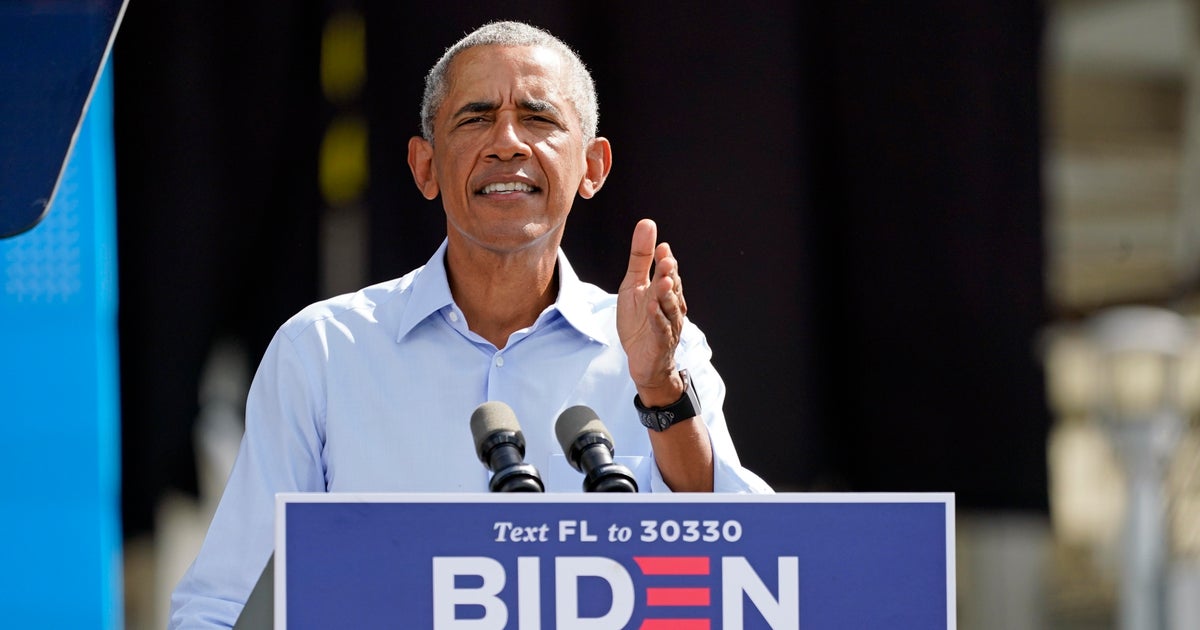 Obama campaigns for Biden and Harris in Florida - watch live stream ...