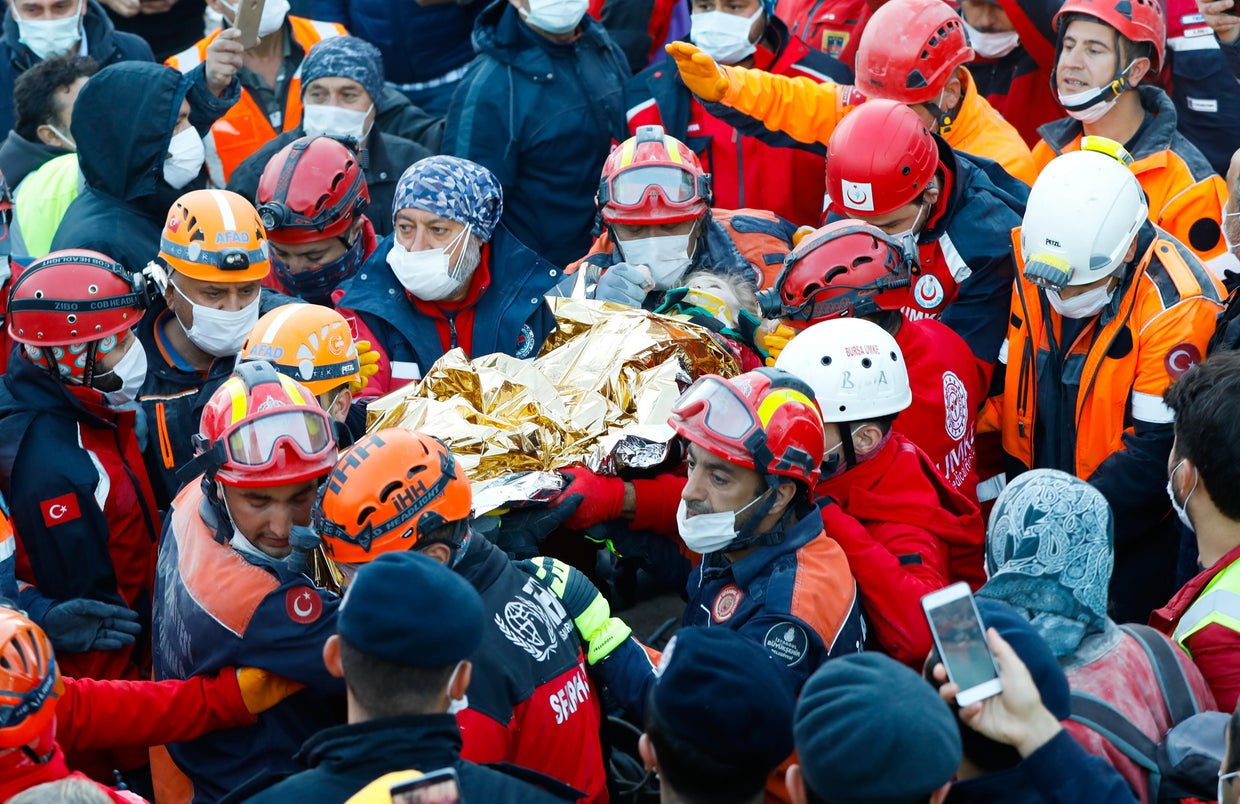 Little girl rescued from rubble after 65 hours in Turkey as earthquake ...