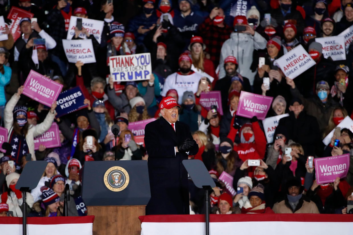 Trump holds last 2020 MAGA rally; Biden sweeps tiny NH town
