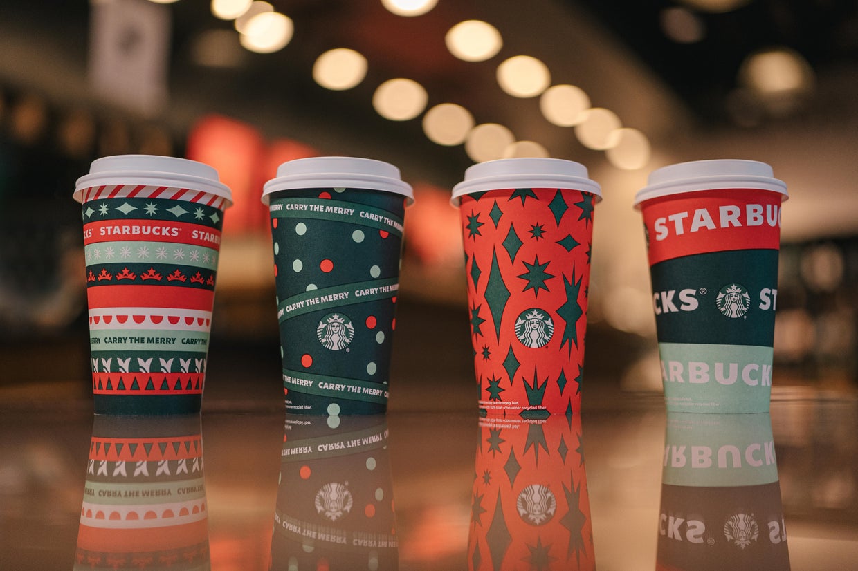Starbucks 2020 holiday cup designs released - CBS News