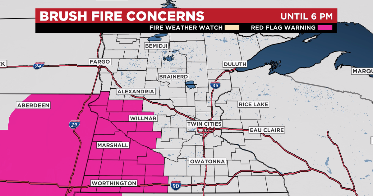 Red Flag Warning In Effect For Southwestern Minnesota - CBS Minnesota